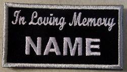 In Loving Memory Patch - Name Only