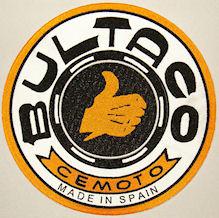 Bultaco Back Patch