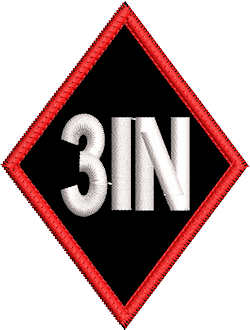 4in Diamond Patch - Full Embroidered